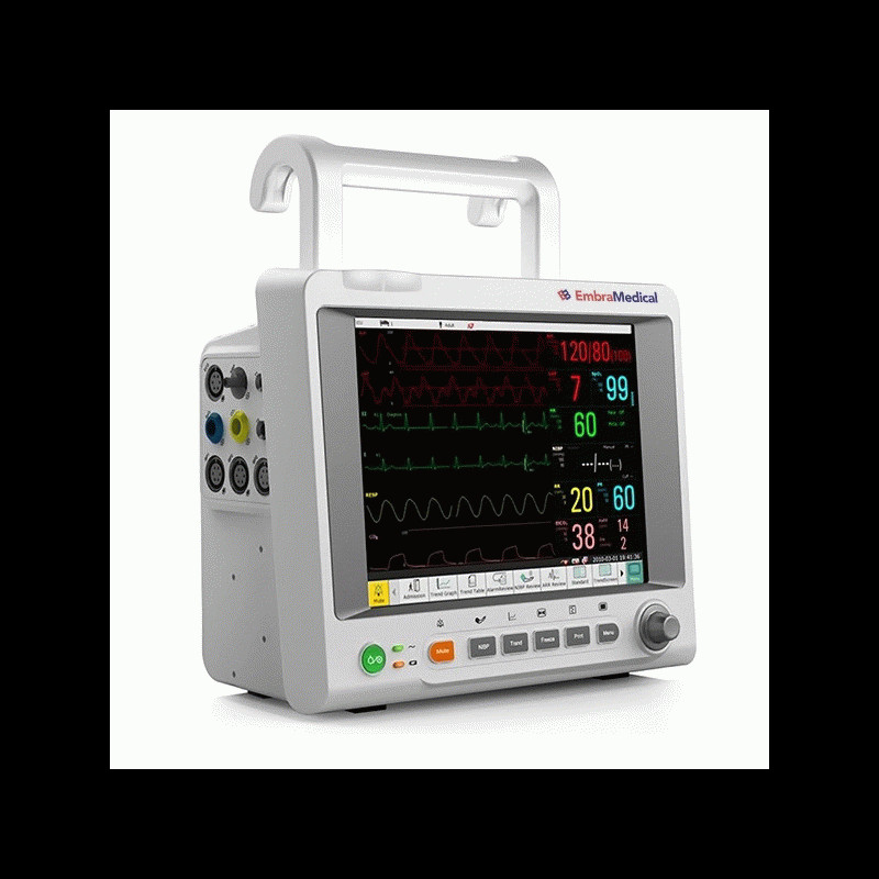 EmbraMedical VS70 Patient Monitor with Wifi, Printer VS70-5 Patient ...