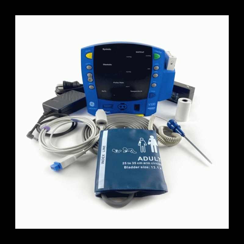GE Dinamap Carescape V100 with NIBP, SpO2 & Temperature Vital Signs ...