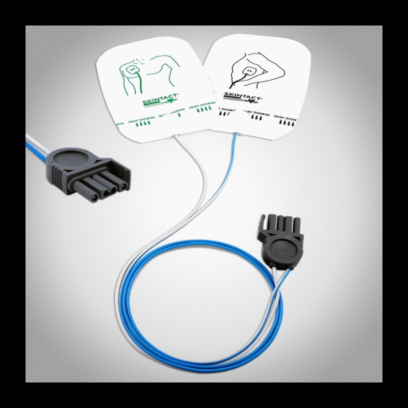 Skin-Tact Defibrillation Pads Physio Control Lifepak 12, Lifepak 15 ...