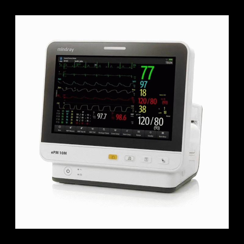 Mindray EPM 10M Patient Monitor with Arrhythmia Analysis, Nellcor SpO2 ...