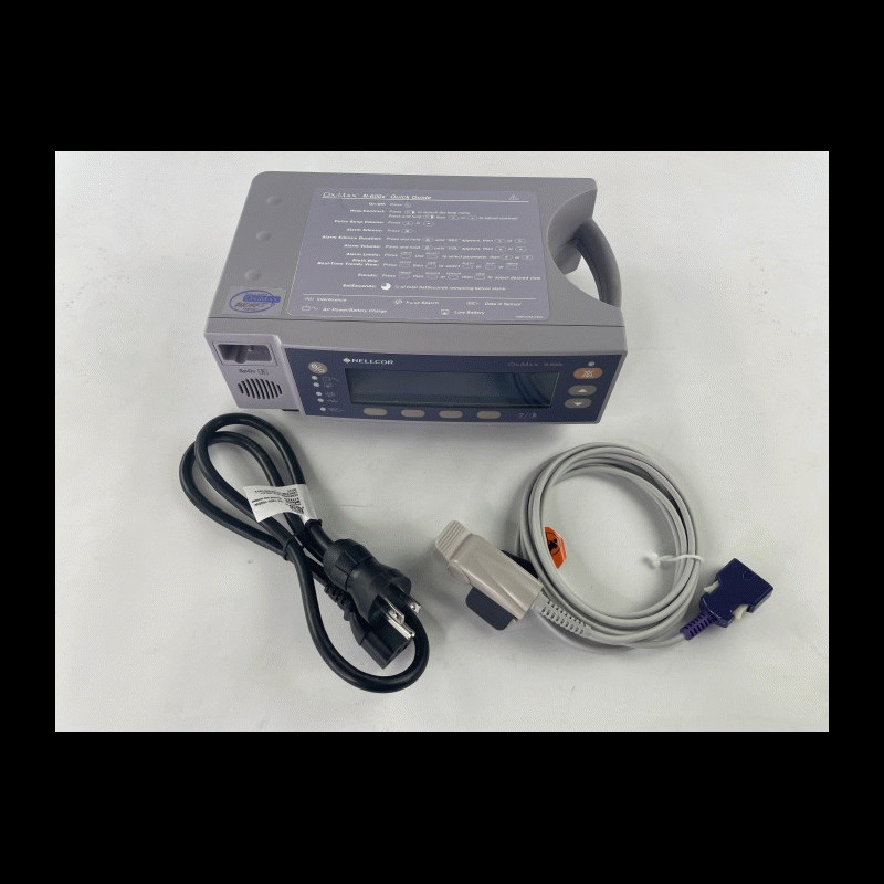 Nellcor OxiMax N-600x Tabletop Pulse Oximeter with Adult Finger Sensor ...
