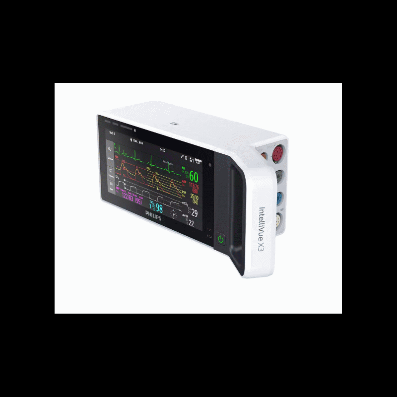 Philips X3 Transport Monitor with 3 Lead ECG, NIBP, SpO2 Patient ...
