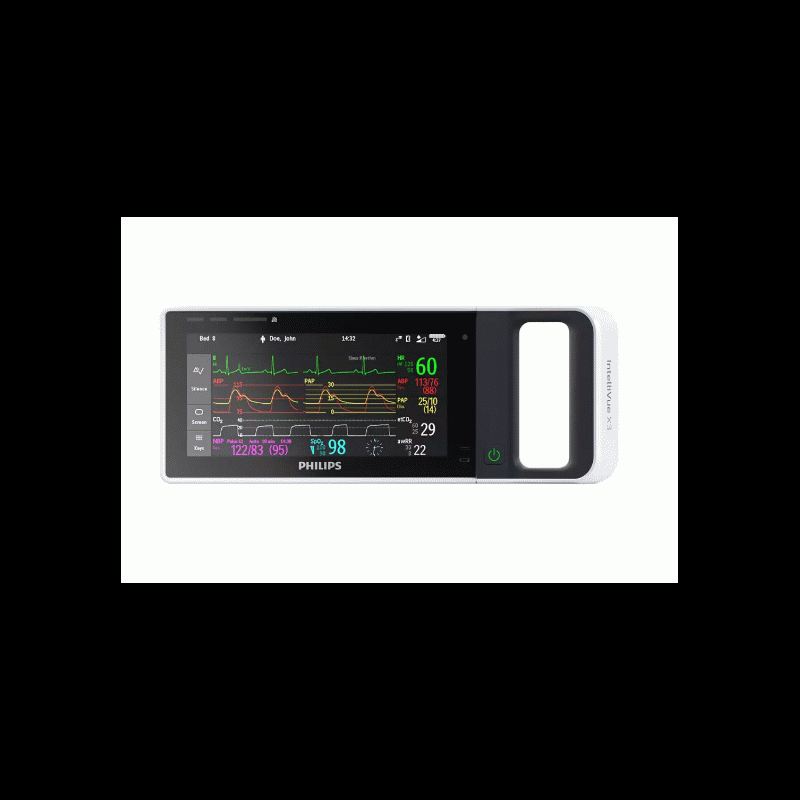 Philips X3 Transport Monitor with 3 Lead ECG, NIBP, SpO2 Patient ...