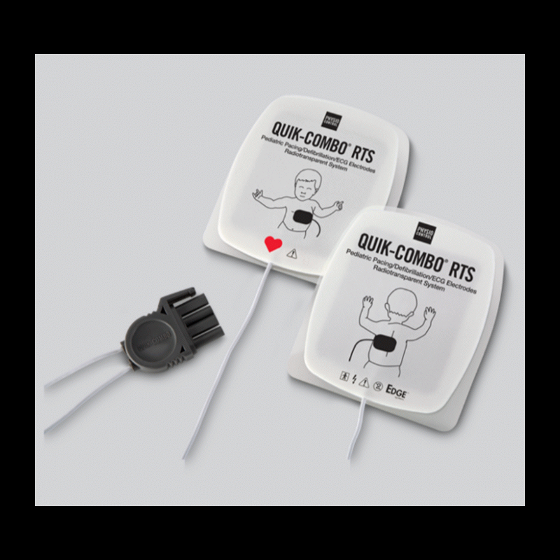Stryker Physio Control Pediatric Quick Combo ElectrodesPads 11996 ...