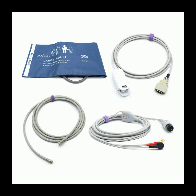 Other Zoll Bundle - NIBP Cuff, Hose, Masimo SpO2, 3 Lead ECG Cables ...