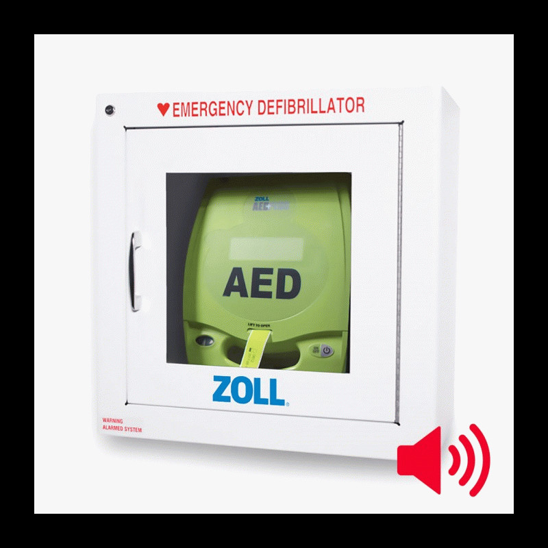 Zoll AED Wall Cabinet with Alarm 8000-0855 Cabinets AED Accessories