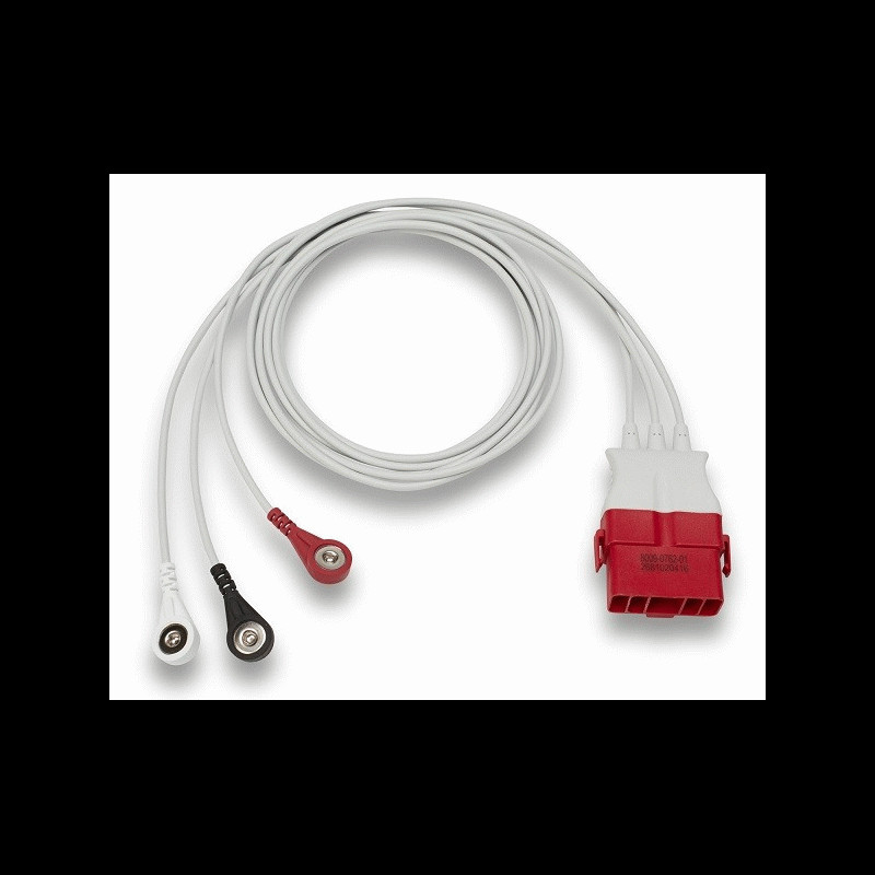 Zoll OneStep ECG 3 Lead 8009-0762-01 Cables Manual Defibrillator ...