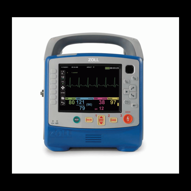 Zoll X Series Defibrillator with 12 Lead, ECG, NIBP, SpO2, EtCO2 603 ...